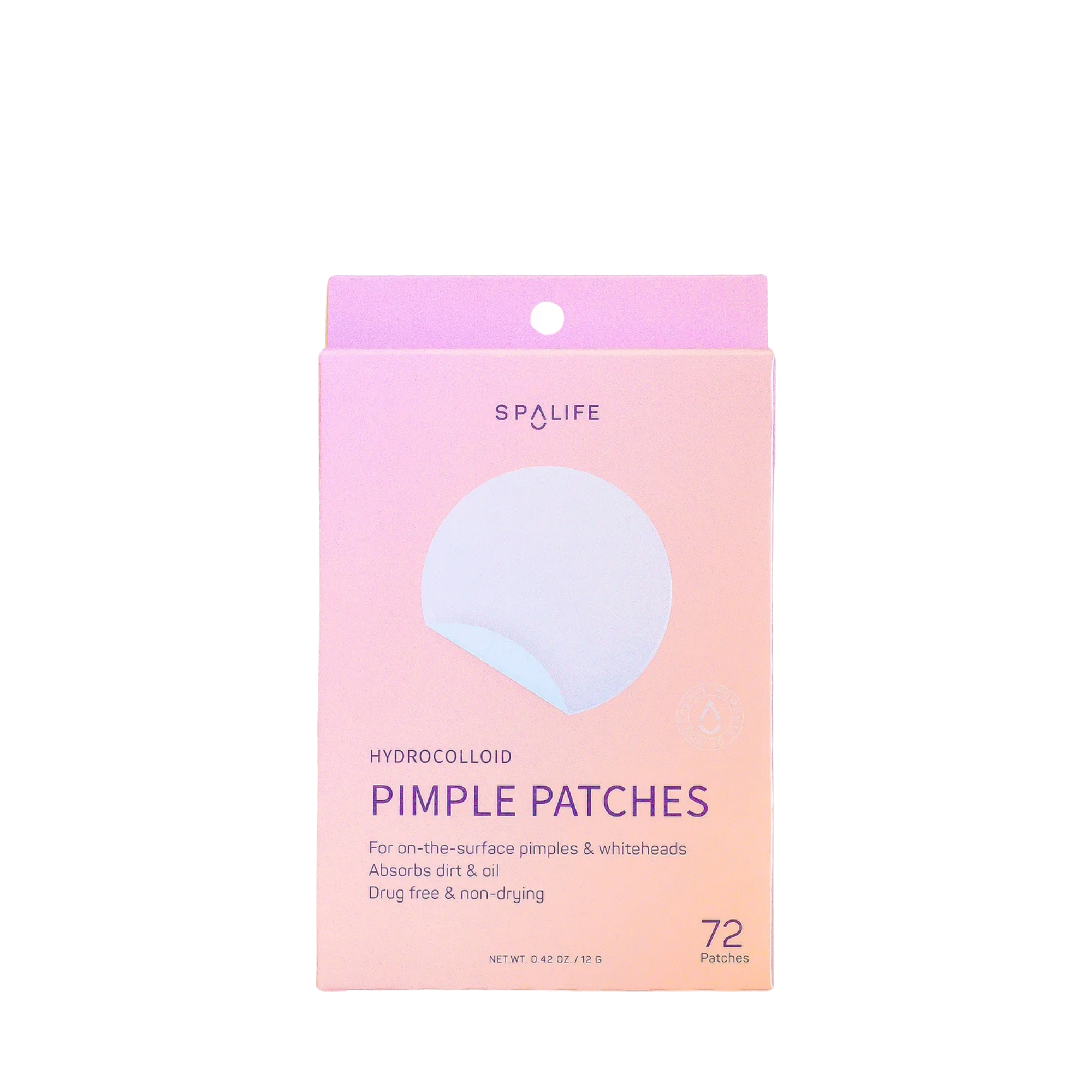 Hydrocolloid Clear Pimple Patches 72ct - (Pink) | The 12th House GR